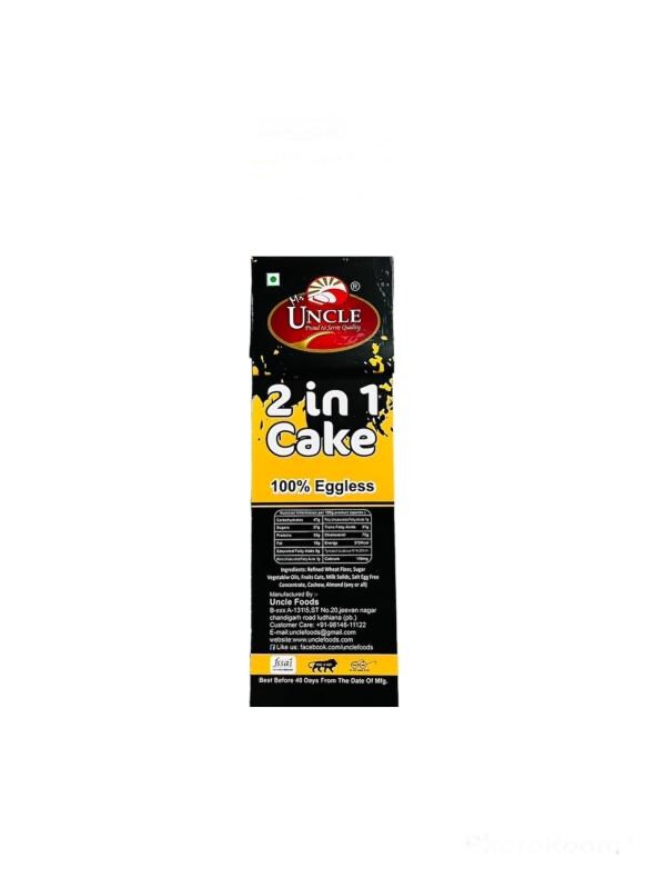 Mr UNCLE 2 in 1 EGGLESS FRUIT+CHOCOLATE CAKE (450g) - JioMart