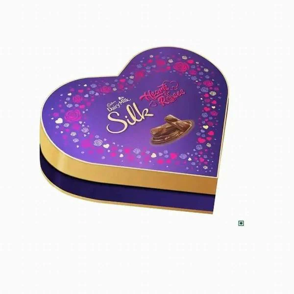 Cadbury Dairy Milk Silk Valentine Hearts and Roses Valentine Heart ...