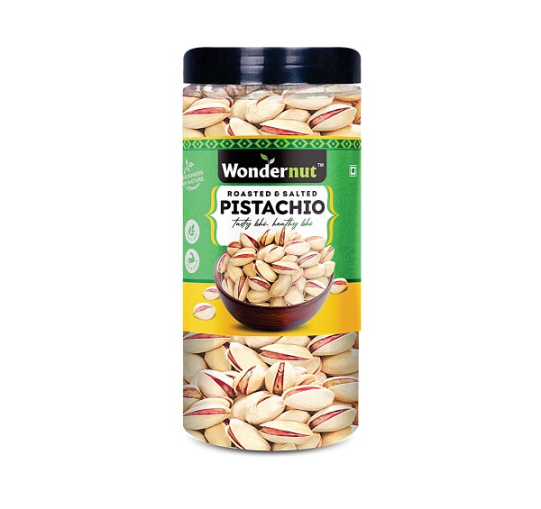 Wondernut Natural Roasted Cashews Pistachios Roasted Almonds 750gm (250gm Pack of 3) - JioMart