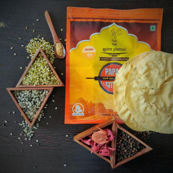 Spice Platter Saji Moong Papad (Handmade Rajasthani Flavor) (Medium ...