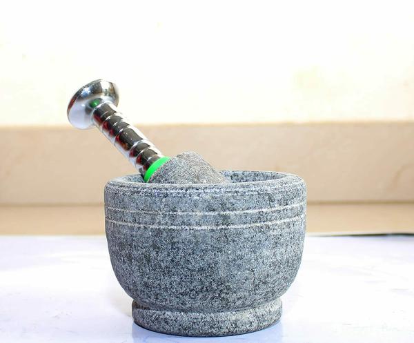 MyNAKSHA Mortar and Pestle Set for Spices, Khalbatta, Kharal, Mixer ...