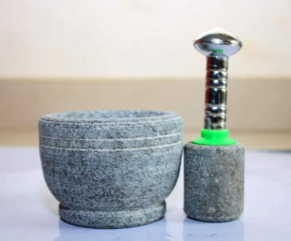 MyNAKSHA Mortar and Pestle Set for Spices, Khalbatta, Kharal, Mixer ...