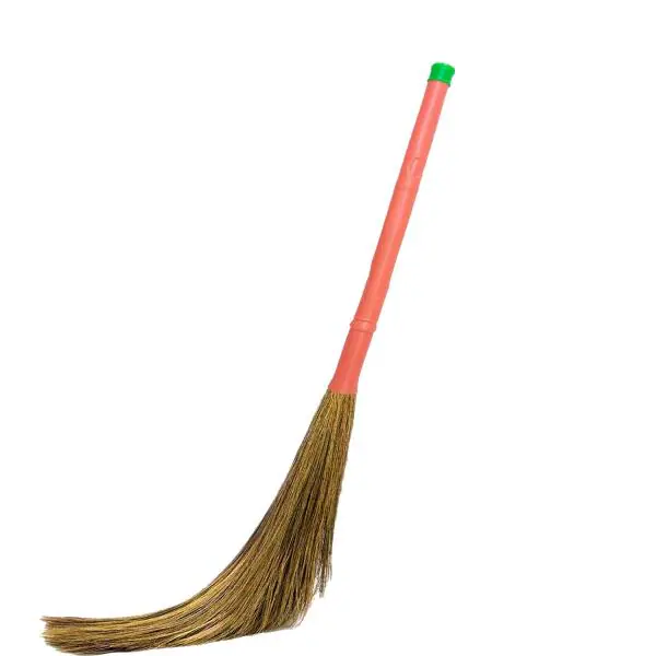 GOLDEN VALLEY PH-01 GRASS BROOM with Natural Soft No Dust Grass Long ...