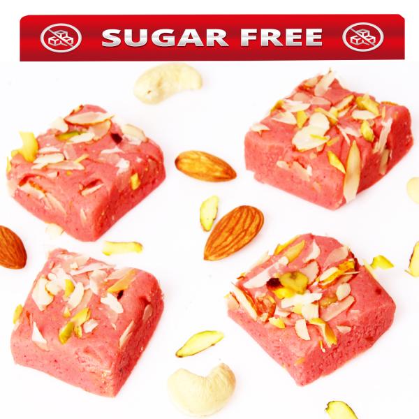 Jaiccha Ghasitaram Sweets-Sugarfree Rose Barfi 800 gms - JioMart