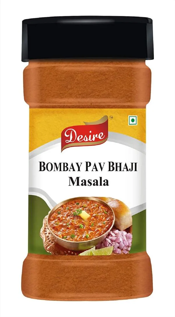 Desire Pav Bhaji Masala 100 Gram | Delicious & Aromatic Pav Bhaji ...