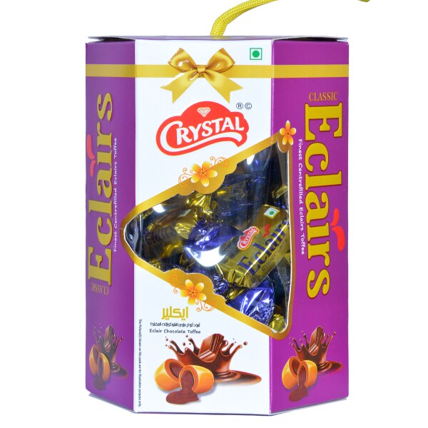 Crystal Eclairs Chocolate Toffee 40 Chocolate Pack Of 1 - JioMart