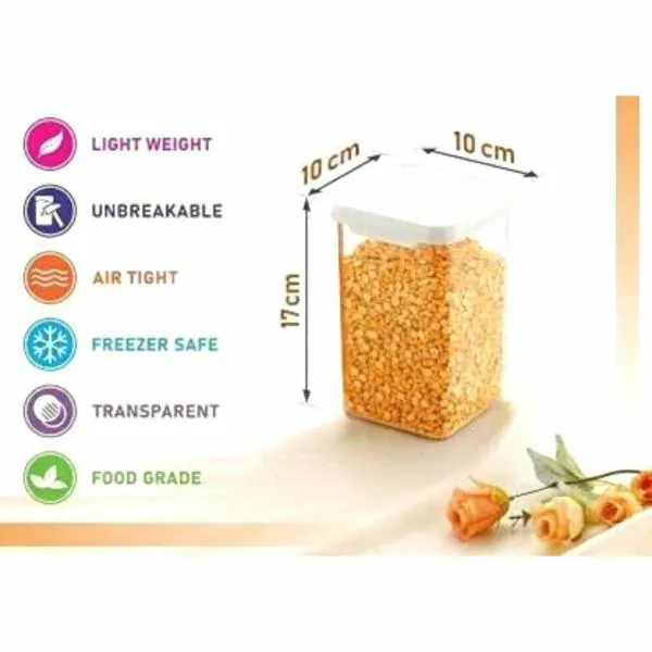 MIRANSHI ENTERPRISE unbreakable air tight square containers for kitchen ...