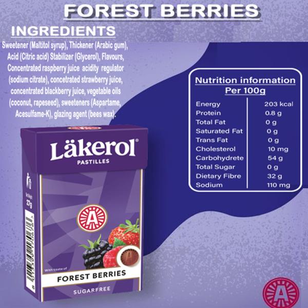 Lakerol Sugar Free Mint Pastille, Mouth Freshener, Refreshing & Fruity ...