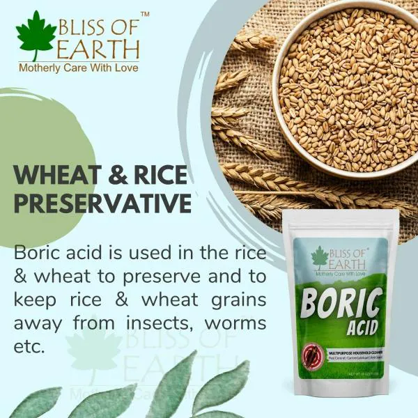 Bliss of Earth Boric Acid Powder Multipurpose kill Cockroach Ants ...