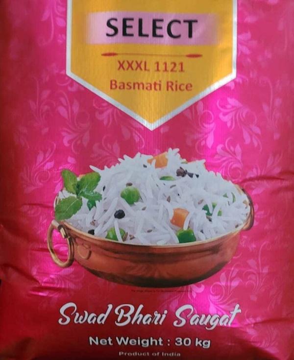 SPECIAL GEE GEE SELECT 1121 BASMATI RICE 30 KG - JioMart