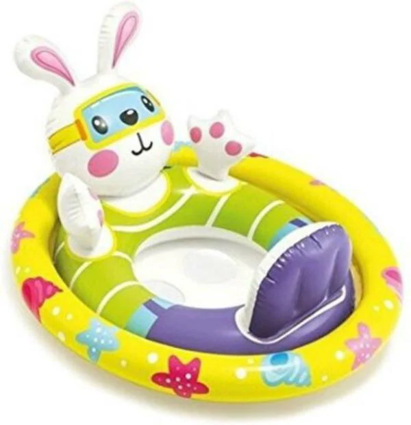 Sanjary Multicolor Plastic See Me Sit Pool Bath Toy Rabbit Inflatable ...