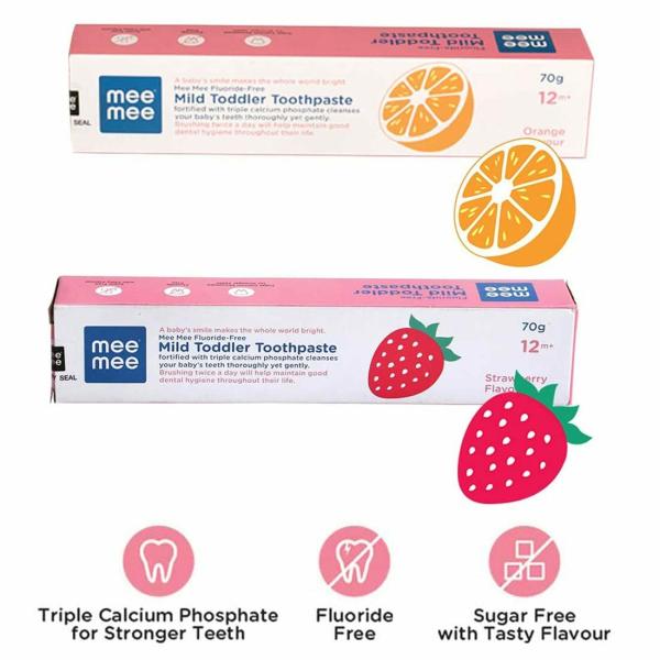 Mee Mee Fluoride-Free, Fortified with triple calcium phosphate ...