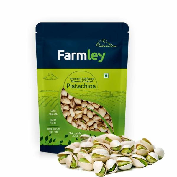 Farmley Premium California Roasted & Salted Pistachios 200g - JioMart