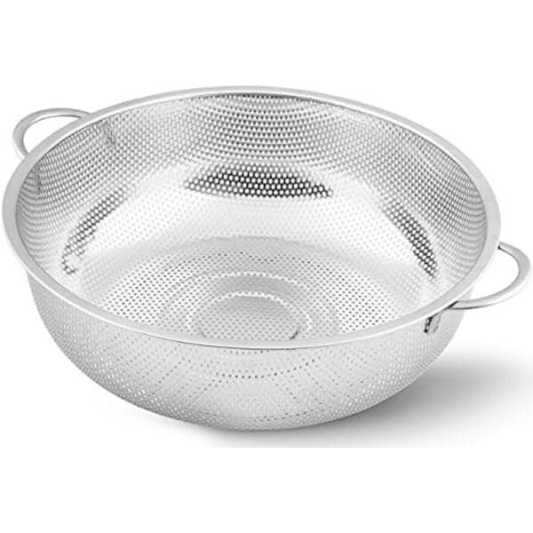 UTTARZONE Multipurpose Stainless Steel Colander Strainer Drainer with ...