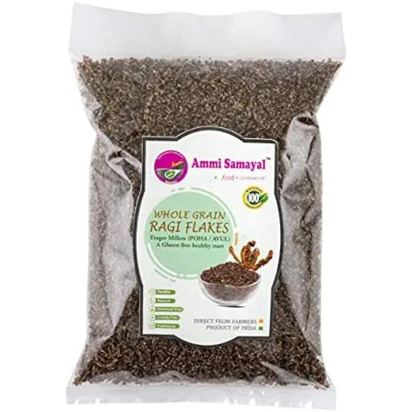 Ammi Samayal RAGI / Finger Millet Flakes (POHA) Avul 1 Kilogram - JioMart