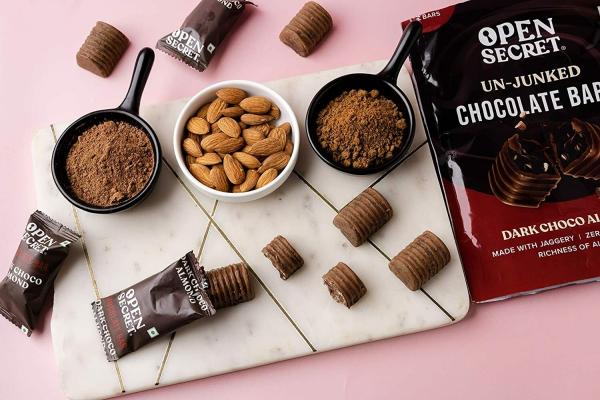 Open Secret Unjunked Chocolates - Dark Choco Almond - JioMart
