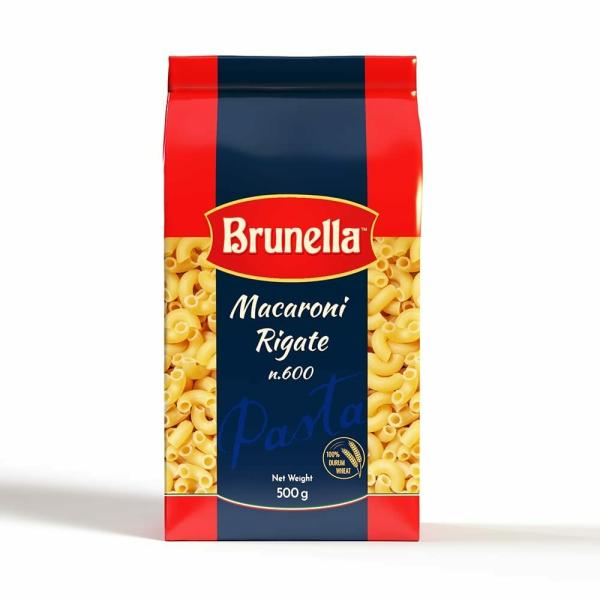 Brunella Macaroni Rigate Pasta, 500g, Pack of 3 - JioMart