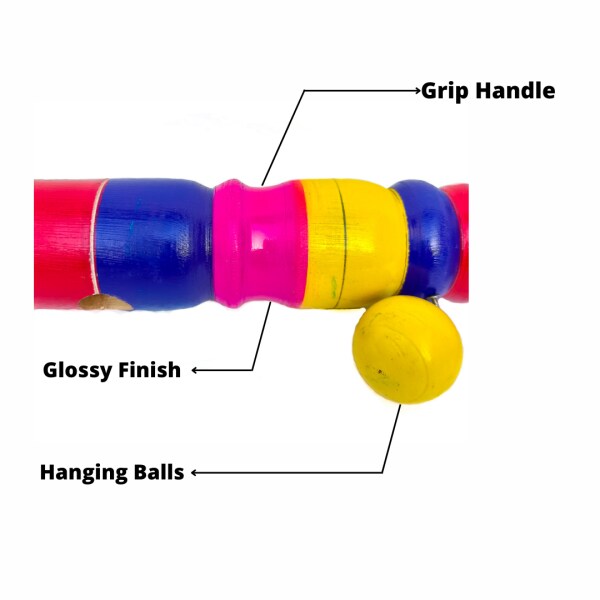 Pyengora Wooden Thottil Kambu Baby Cradle Swing Stick,with 5 MT Rope ...