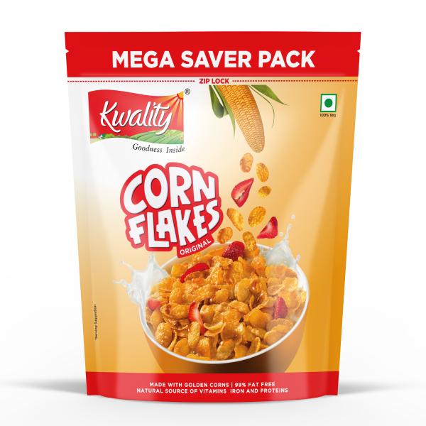 Kwality Corn Flakes 800g Pouch - JioMart