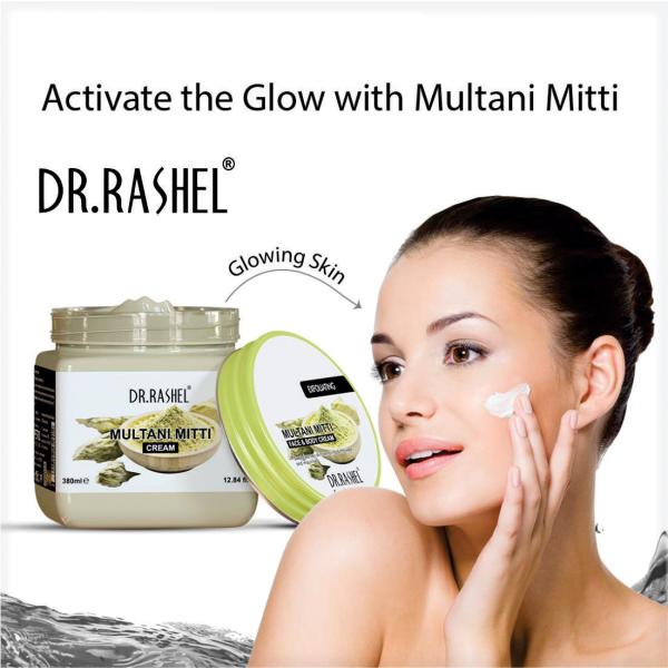 DR.RASHEL Multani Mitti Face Cream For Women and Men (380 Ml) | All ...