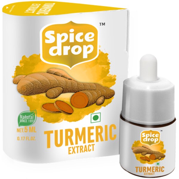 SPICE DROP TURMERIC EXTRACT, 5 ml, pack of 1 - JioMart