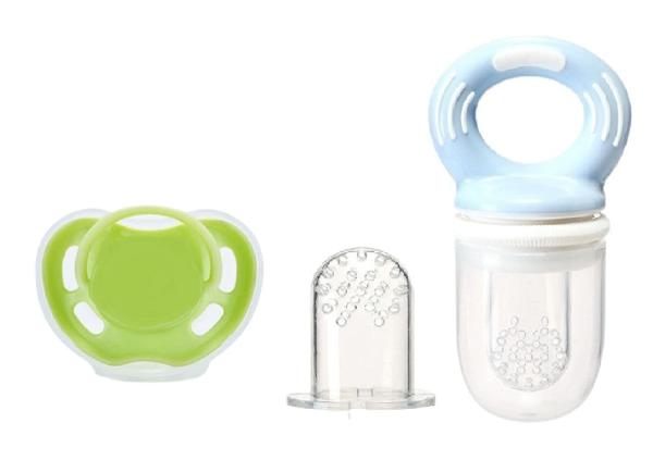 Manan Shopee Kids Multicolor Plastic Fruit Nibbler And Baby Sooth With ...