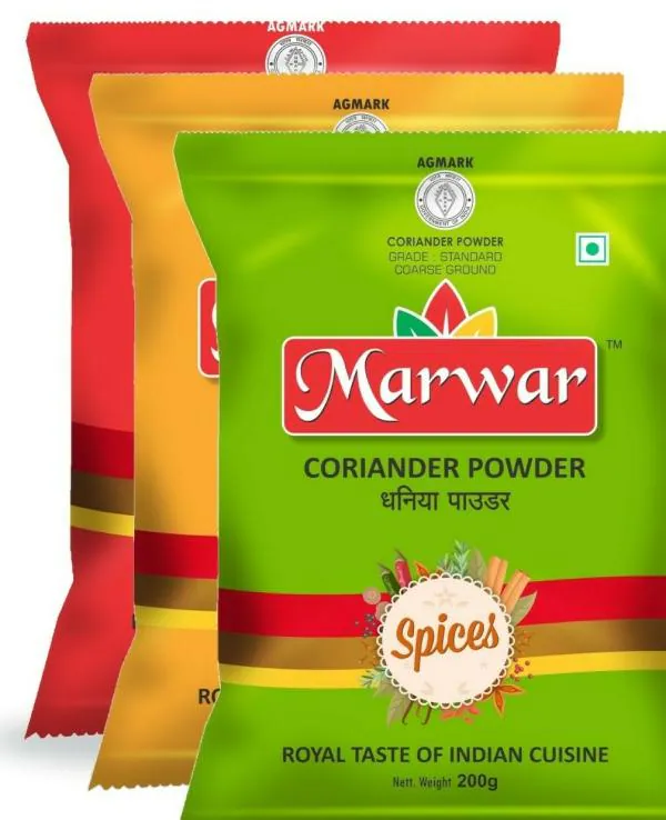 Marwar Spices 3 kg Combo Red Chilly (Lal Mirch) Powder + Coriander ...