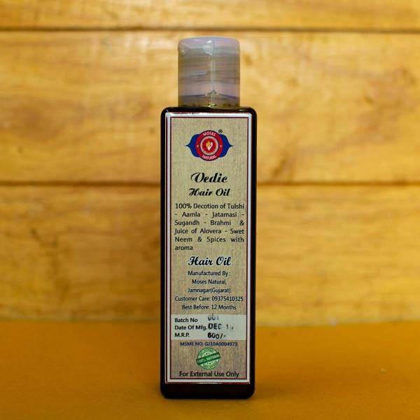 Moses Natural Vedic hair oil 200ml - JioMart