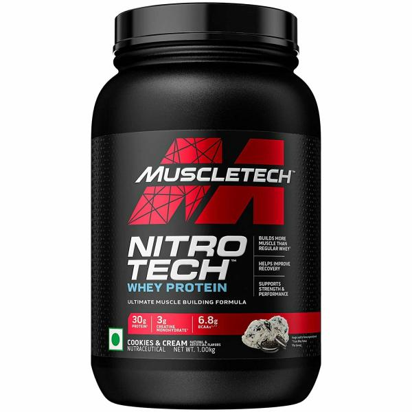 Muscletech Nitrotech Whey Protien Powder Ultimate Muscle Building ...