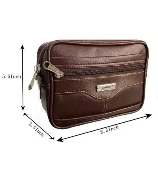 Handcuffs Cash Pouch For Men Leather Money Carrying Case Multipurpose ...