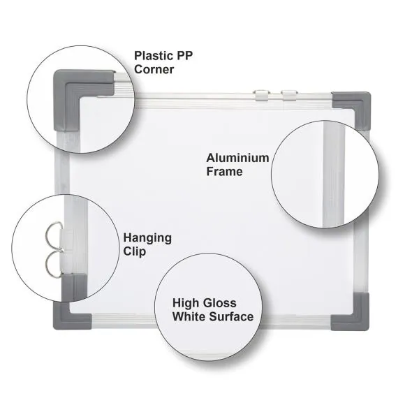 KIVA Non Magnetic One Side Green Board & Back Side White Board Sliver ...