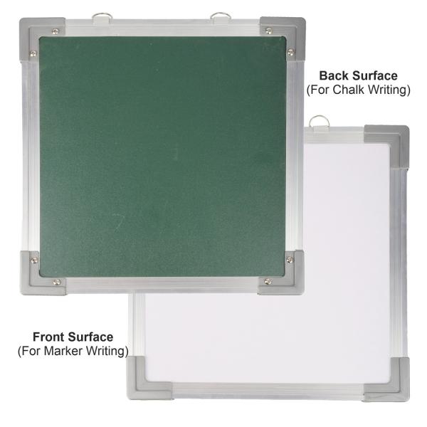 KIVA Non Magnetic One Side Green Board & Back Side White Board Sliver ...