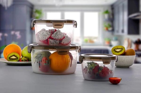 AK IMPEX Lock And Seal Air Tight Containers For Kitchen Storage And ...