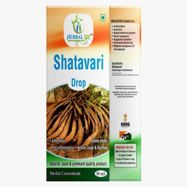 HERBAL YUG SHATAVARI EXTRACT DROP FOR WOMEN HEALTH & LACTATION ...