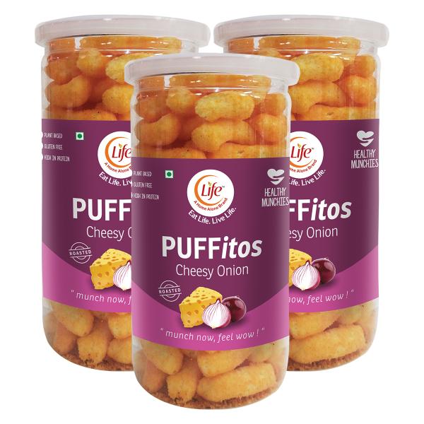 Puffitos Cheesy Onion (Pack of 3) - JioMart