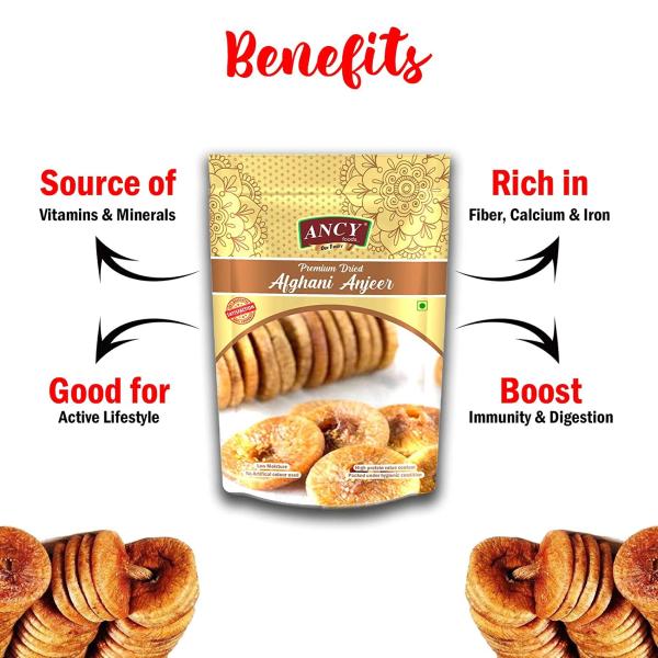Ancy Afghani Anjeer 1 kg (4X250 g) | fresh Anjeer | Figs | Dry Fruits ...