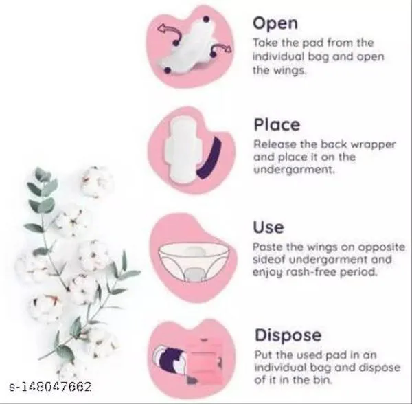 New Feel Sanitary Pad 310mm XXL Regular Jumbo Pack 40+10Pcs - JioMart