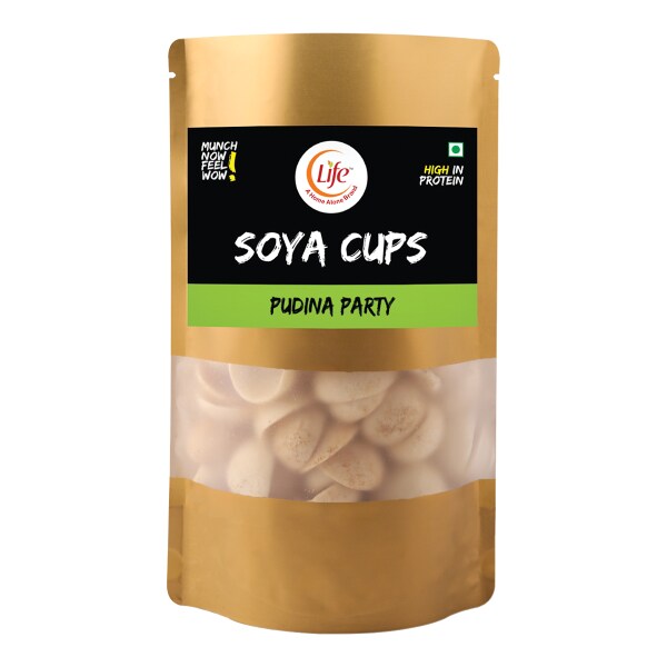 Life SOYA Cups Katori Healthy Fiber Gluten Free | Pudina Mint | Flavour ...