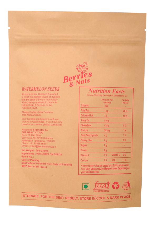 Berries And Nuts Premium Sorted Watermelon Seeds | Tarbuj Beej, Char ...