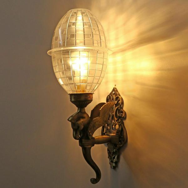 PR Prashant LED and CFL Clear Wallchiere Wall Lamp without Bulb Surface ...