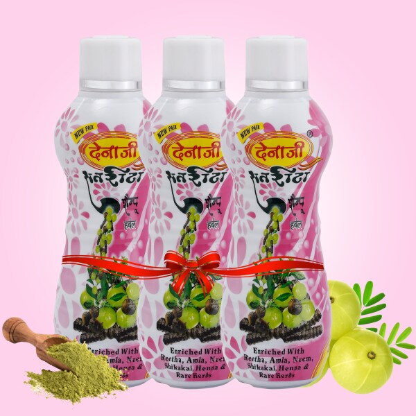 Denajee Satreetha Shampoo 200 ml (Pack of 3) - JioMart