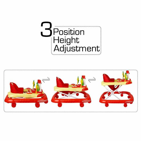 Awesome Play Musical Walker With Height Adjustable- Pink|WALKER|MUSICAL ...