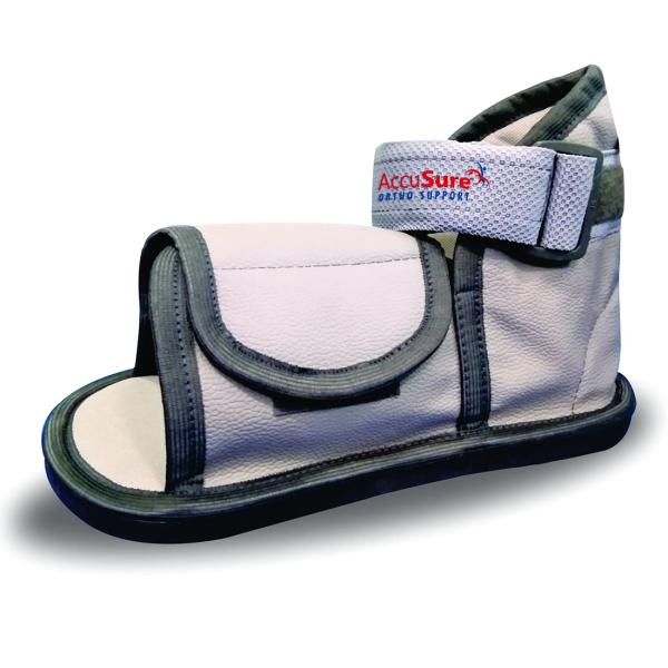 Accusure Grey Adjustable And Lightweight Cast Shoe Support Covering ...