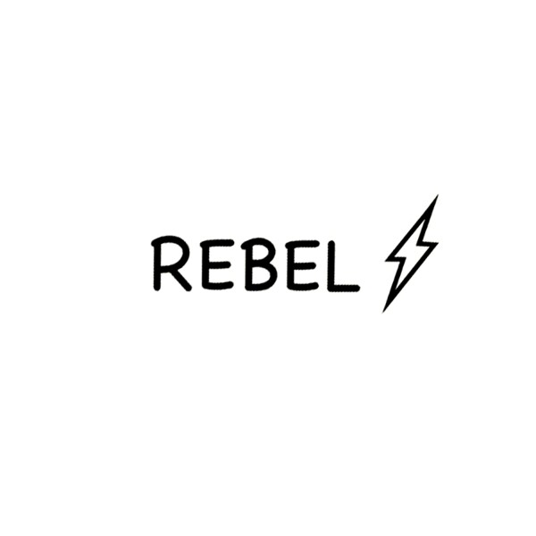 SIMPLY INKED New Rebel Temporary Tattoo, Letter Tattoo for (New rebel ...
