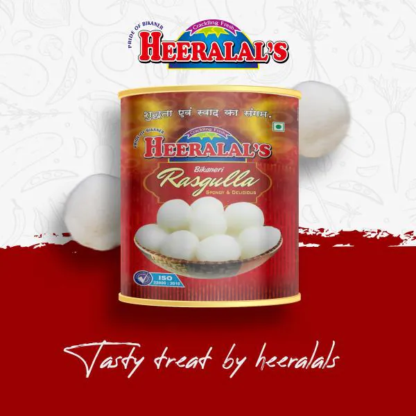 Heeralal | Rasgulla 5Kg (1Kg x 5) |Asli Bikaneri Gol Gol Rasgulla | Authentic Bikaneri | Healthy ...