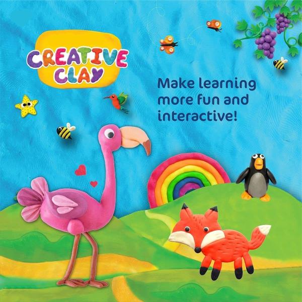 Enorme Creative Craft Work DIY Clay with Non Toxic Gluten Free Moulding ...