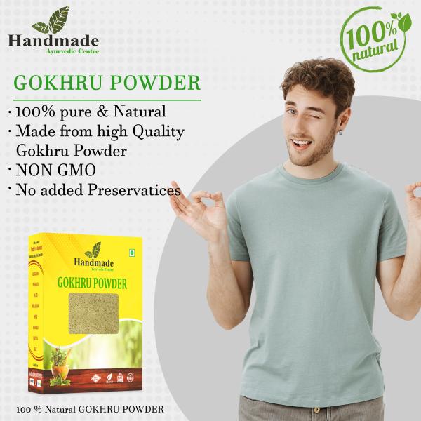Dharamchand - 400 gm Gokhru Powder - Gokshura Powder, Multi-colored ...