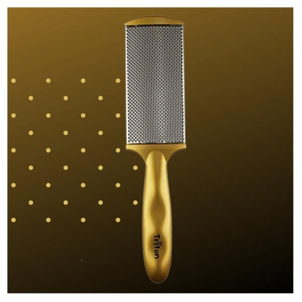 TRITON Professional Dual Sided Foot Scrubber,Filer with Steel and Emery ...