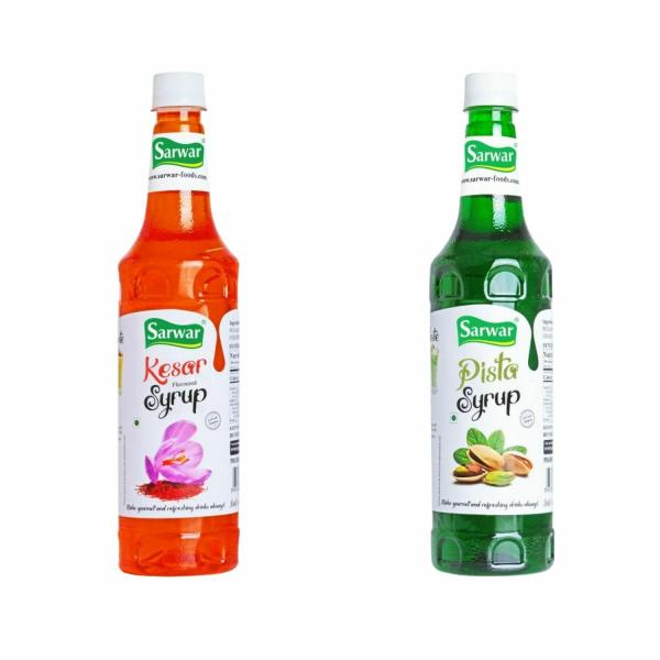 Sarwar Kesar Syrup & Pista Syrup 750 ML ( Pack or 2 ) - JioMart