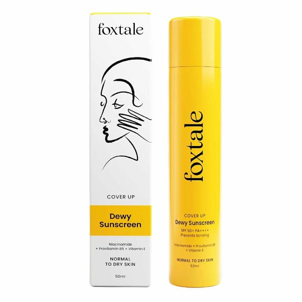 FoxTale CoverUp SPF 50+ PA++++ Broad Spectrum Matte Sunscreen with Niacinamide - JioMart